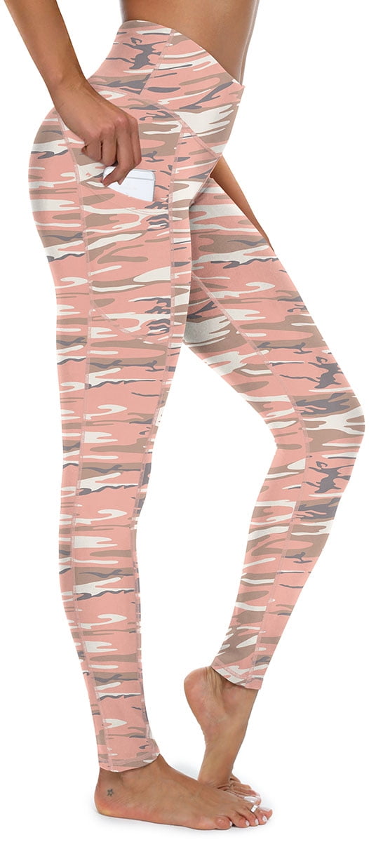 ppyoung Yoga Pants for Women, High Waisted Workout Leggings with ...