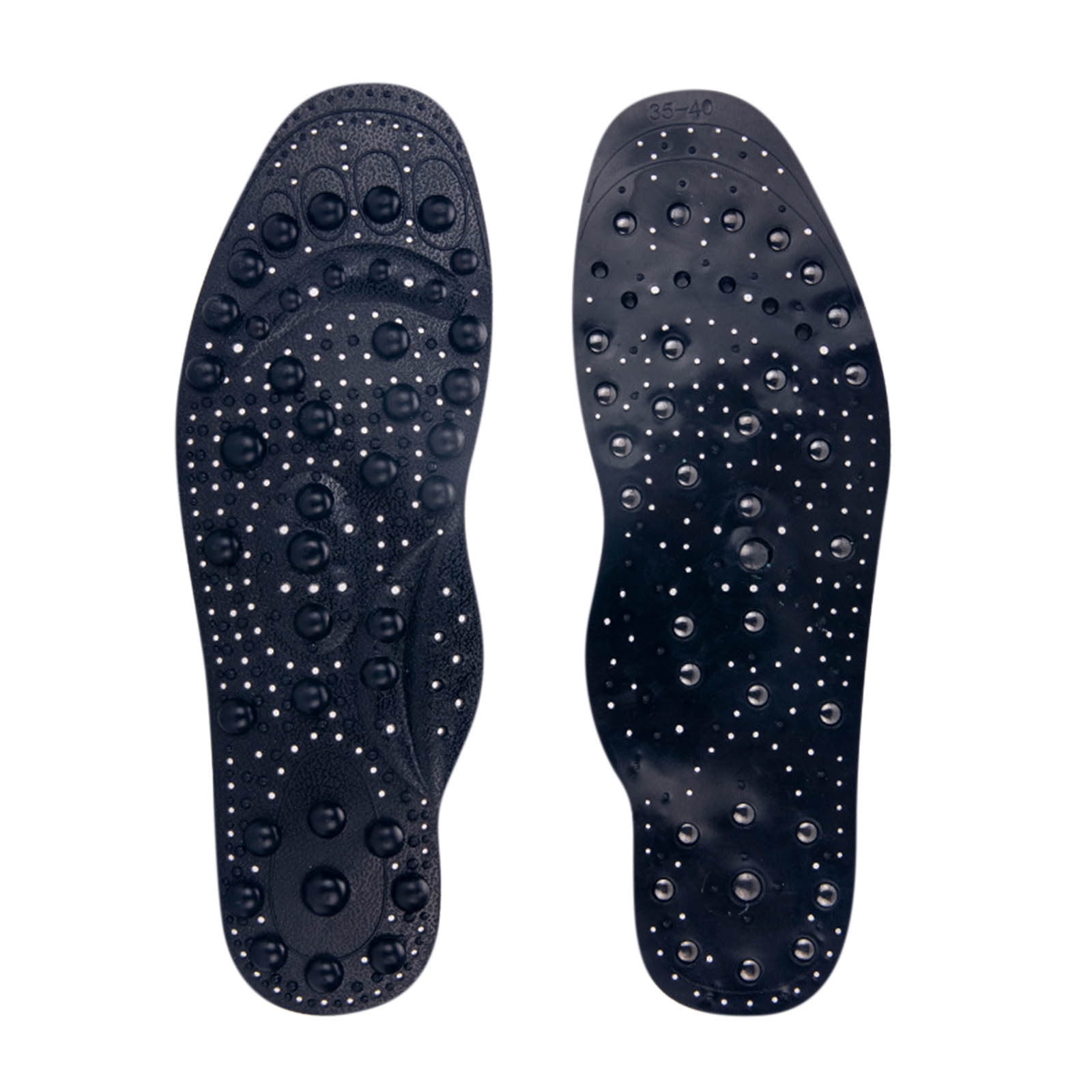 ufeghfjh 1 Pairs Magnetic Acupressure Foot Massage Insoles, Lymphvitic ...