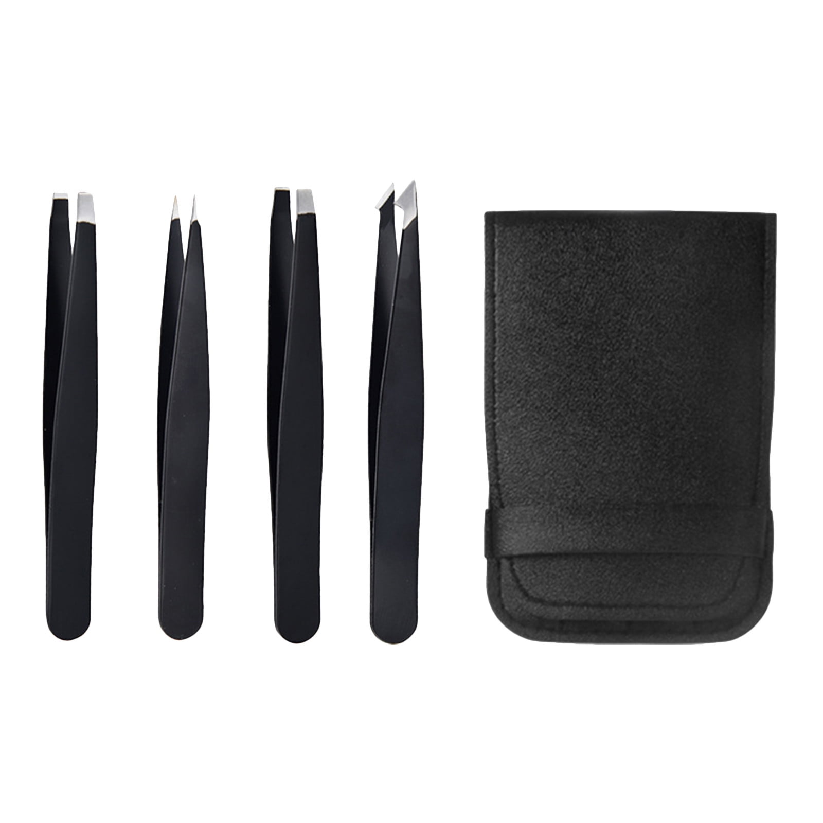 PPgejGEK 4 Pack Eyebrow Tweezers Set Tweezer Kit for Women Plucking ...