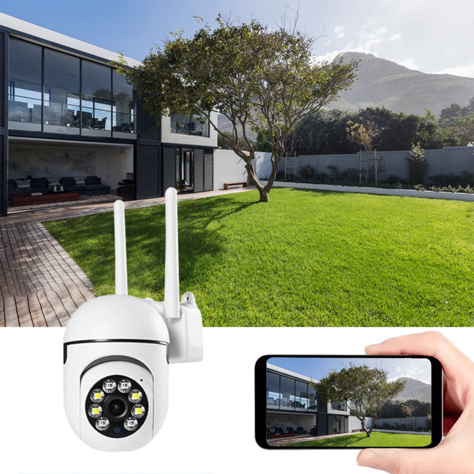 PPgejGEK 5G/2.4GHz Surveillance Camera Home HD Wireless Wifi Monitor ...