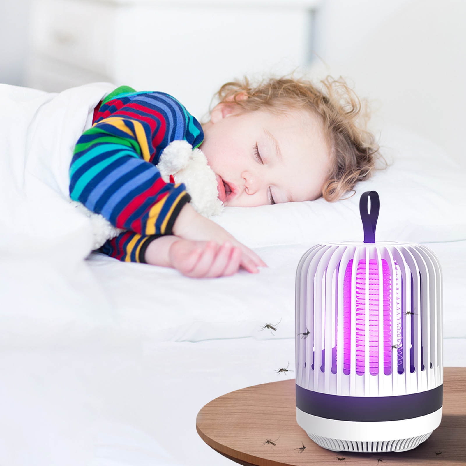 PPgejGEK Bird Cage Shock Inhalation Physical Mosquito Control Lamp ...