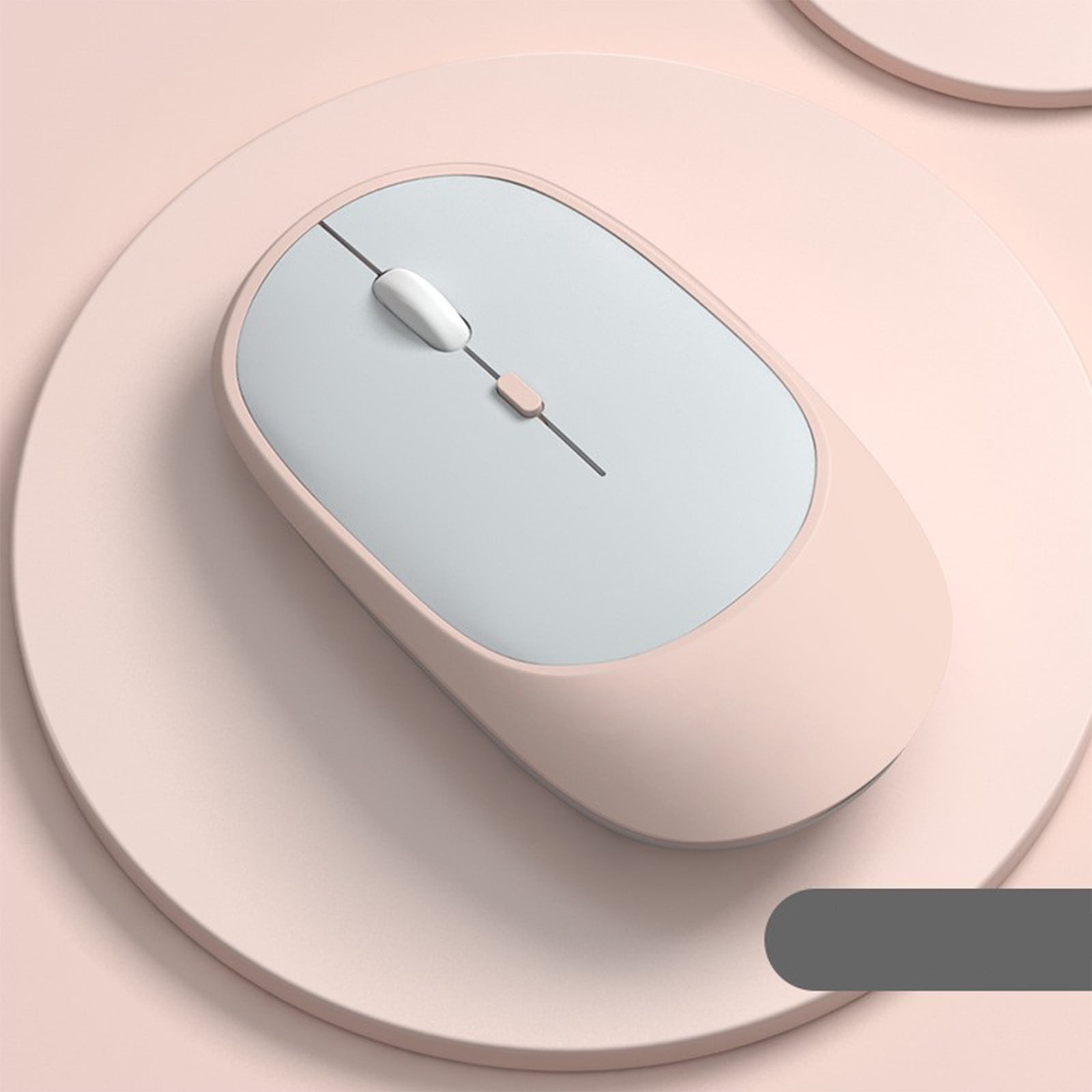 PPgejGEK Bluetooth Mouse锛圔luetooth 5.0+USB锛?.4G Noiseless Wireless ...