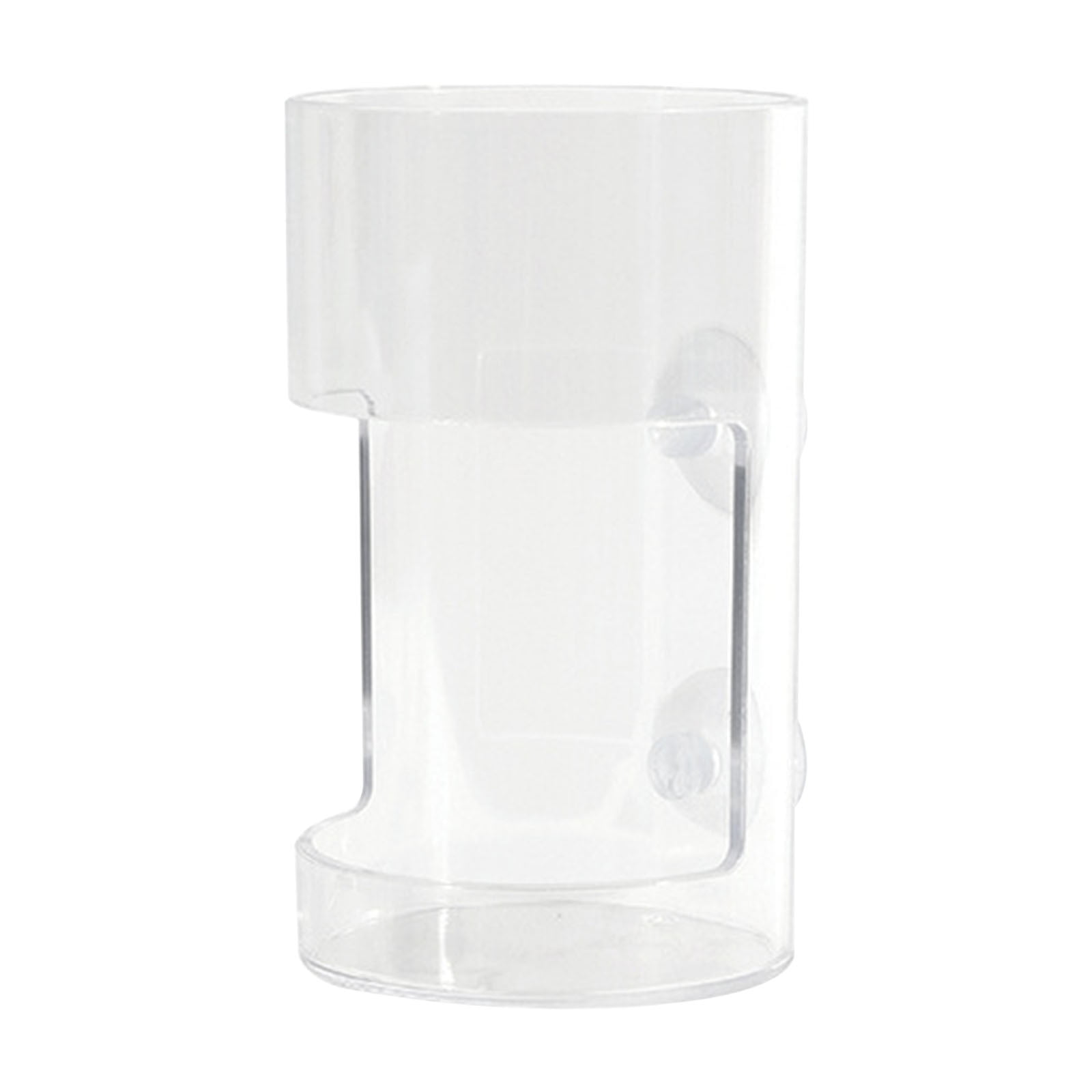 PPgejGEK Clear Acrylic Round Fish Feeding Station | 3.94"x2.36" Suction ...