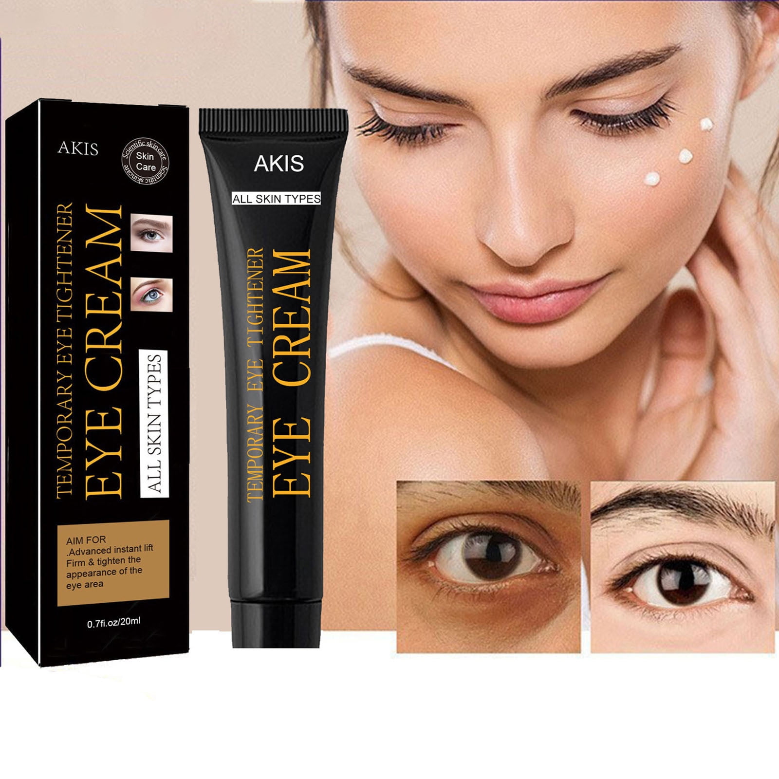 PPgejGEK Firming Eye Cream Lightens Eye Bags Periorbital Dark Circles ...
