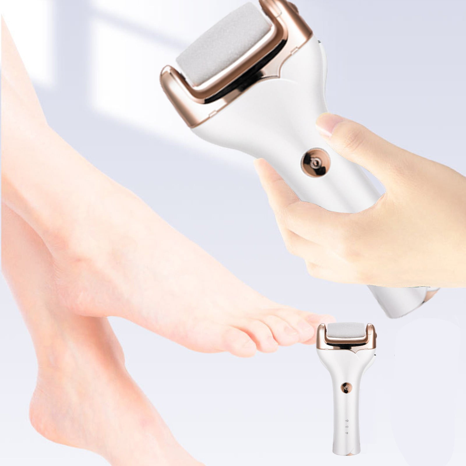 PPgejGEK Foot Callus Remover Rechargeable, Feet Callus Remover,Portable ...