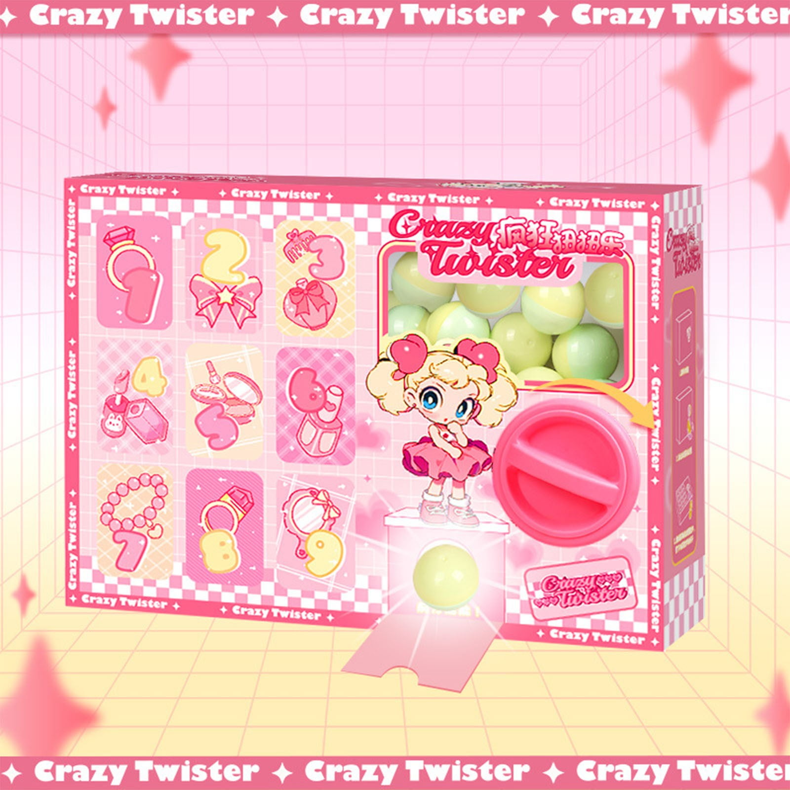 PPgejGEK Gashapon Machine Toy Gashapons Mini Vending Machine With Dolls ...