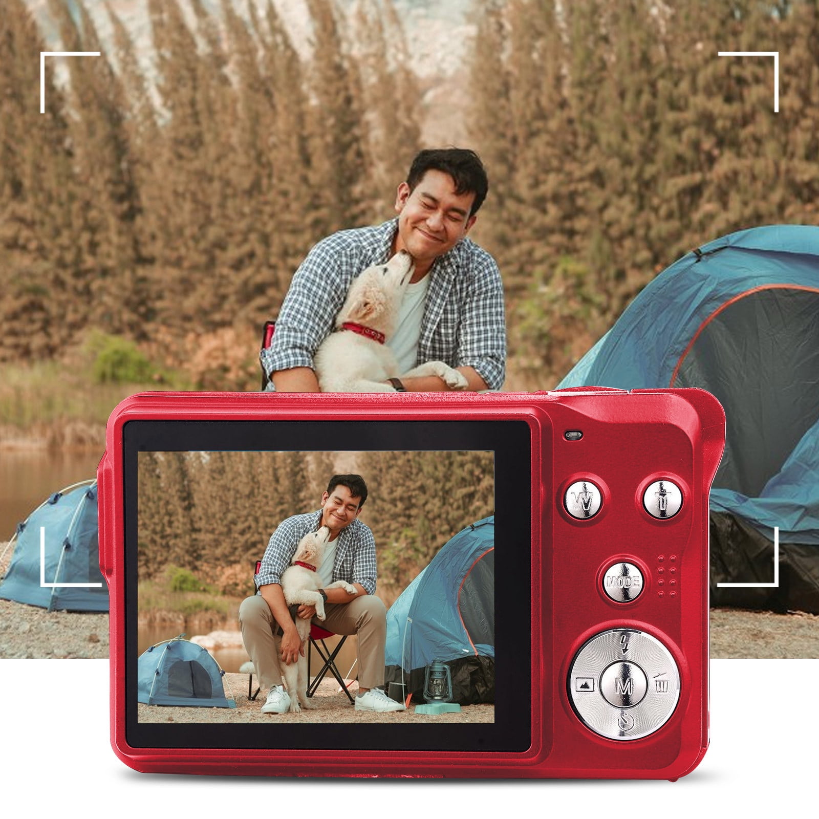 PPgejGEK HD Digital Camera 2.7inch IPS Screen Take Photos and Videos ...