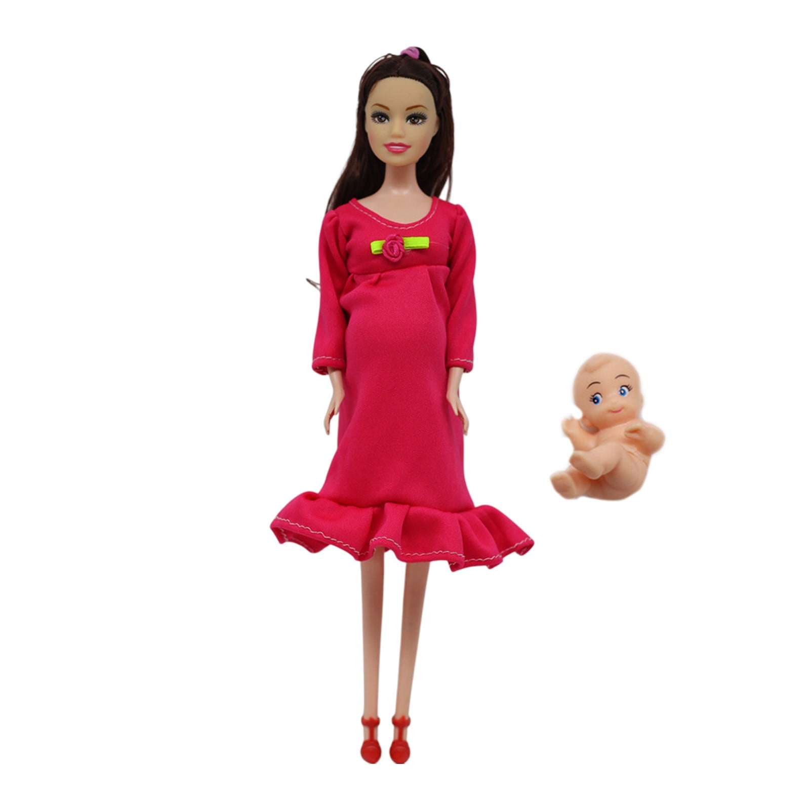 PPgejGEK Interactive Surprise Mommy Doll Set with Removable Belly ...