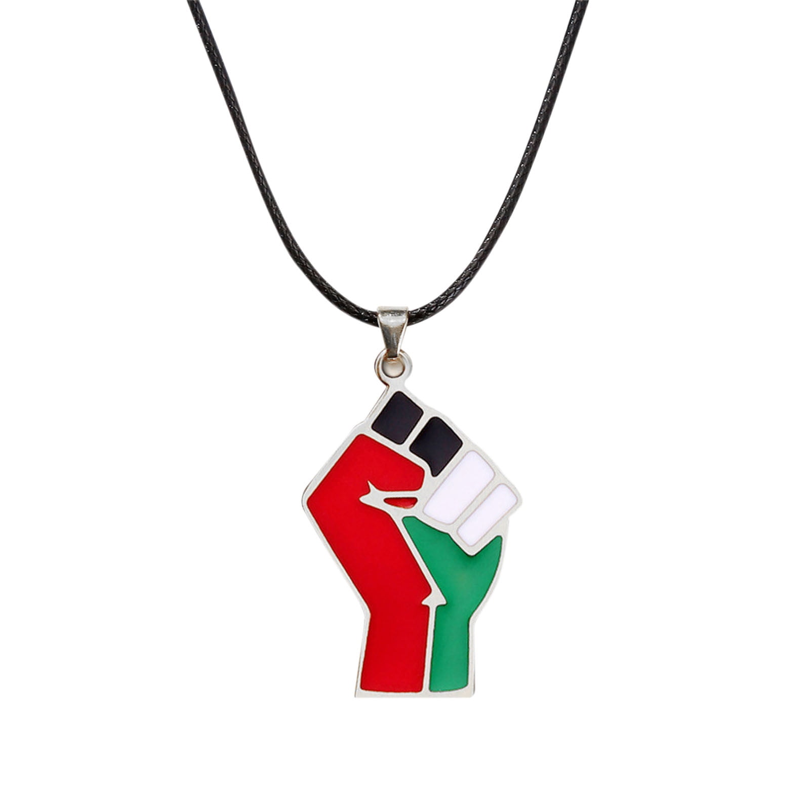 PPgejGEK Jewelry for Women Palestinian Flag Map Necklace Palestinian ...