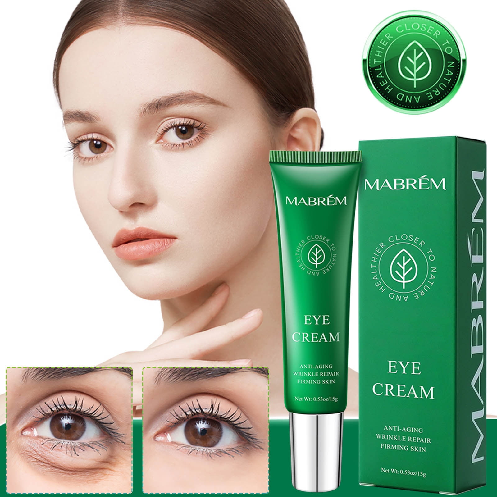 PPgejGEK MABREM Full and Delicate Eye Cream Soft Moisturizing Uniform ...