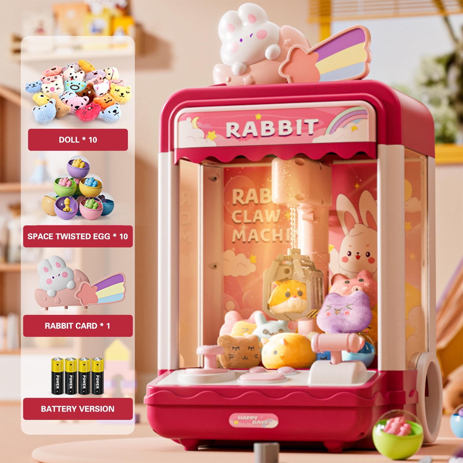 PPgejGEK Mini Candy Vending Machine Boys Girls Prize Dispenser Toy ...