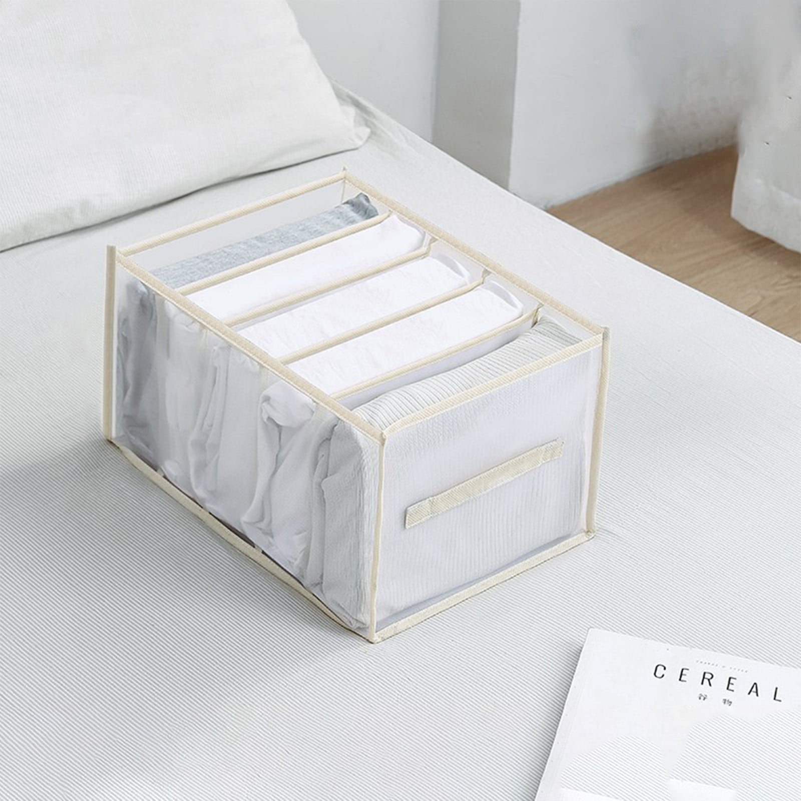 PPgejGEK Pants Storage and Sorting Wardrobe Clothes Layering Household ...