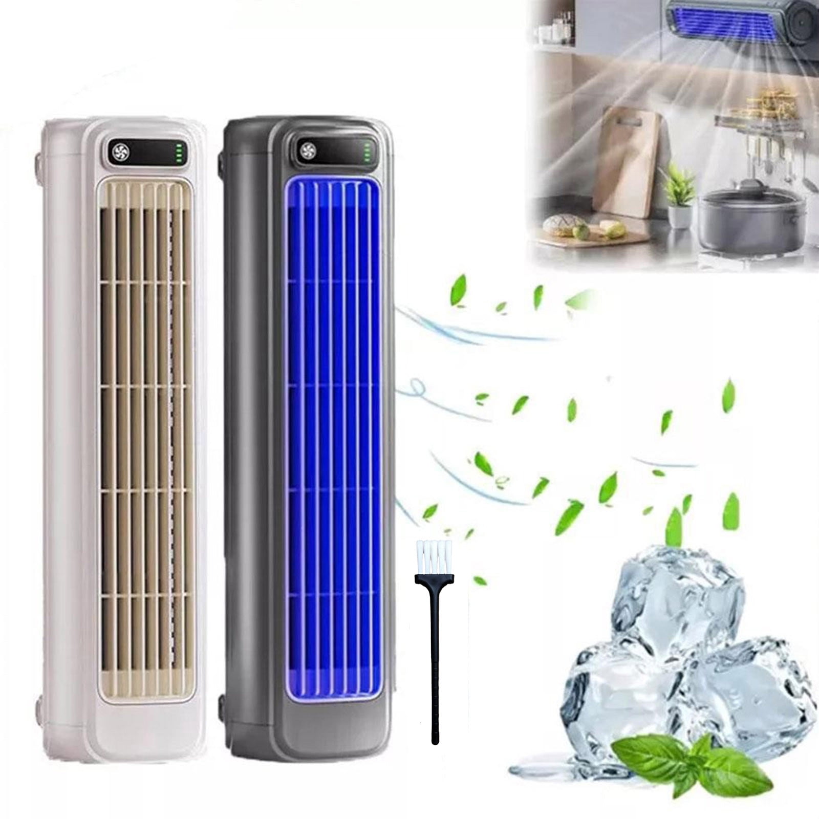 PPgejGEK Rechargeable Constant Wind Vaneless Tower Fan with 2000mAh ...