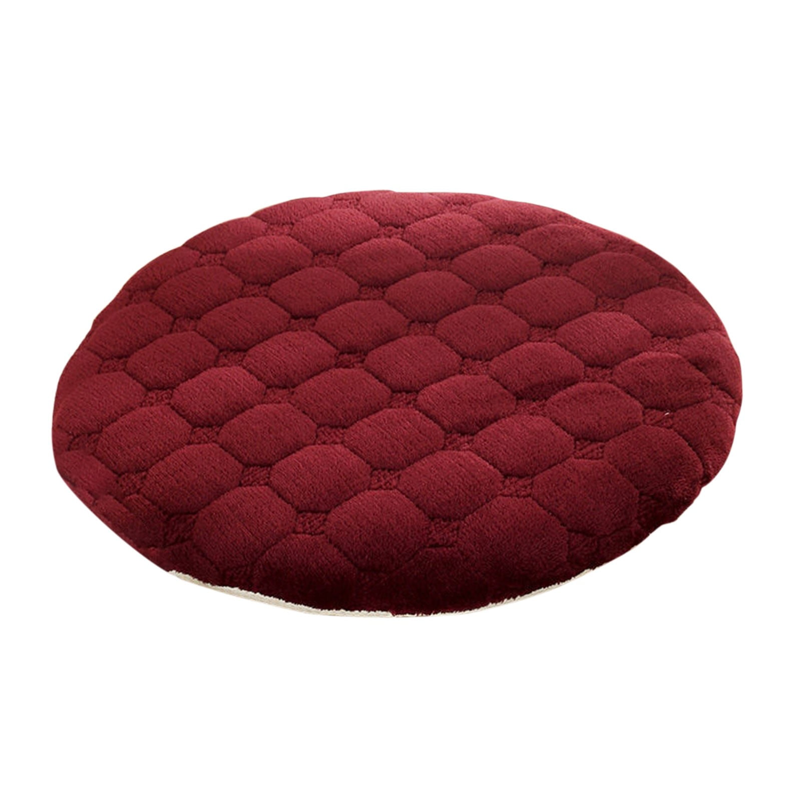 PPgejGEK Round Corduroy Seat Cushion, 12 Inches Diameter, Non-Slip ...