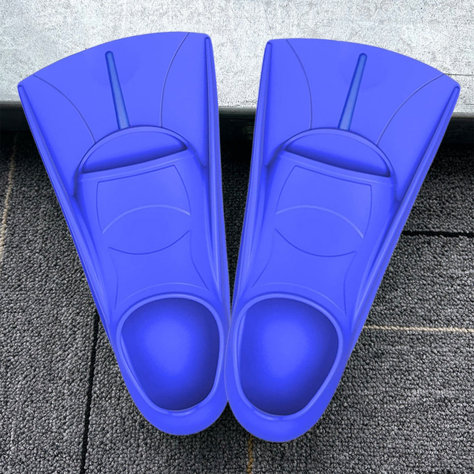 PPgejGEK Silicone Swim Fins Adult and Children's Swimming Fins Short ...