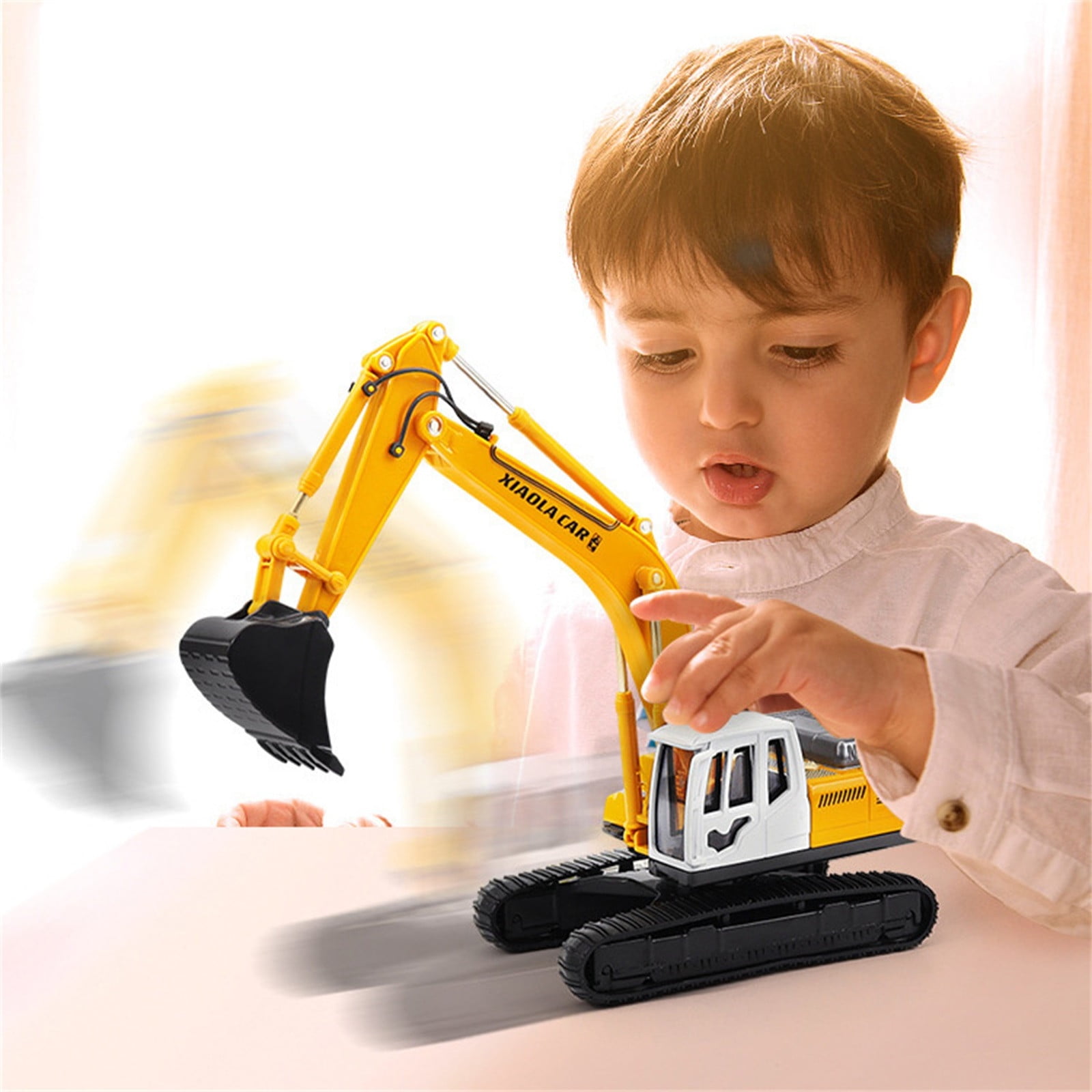 PPgejGEK Stocking Stuffers for Kids Excavator Toys Children's Inertiing ...