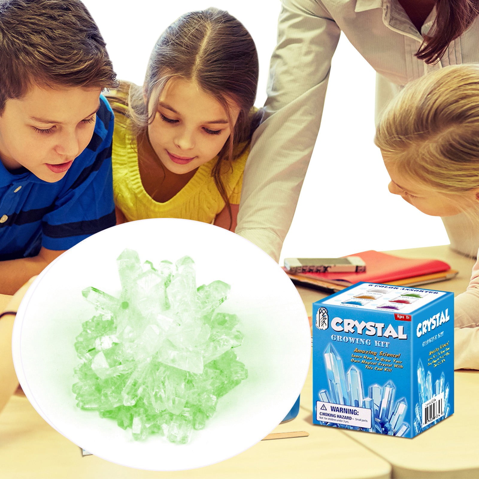 PPgejGEK Stocking Stuffers for Kids Children's DIY Natural Crystal ...