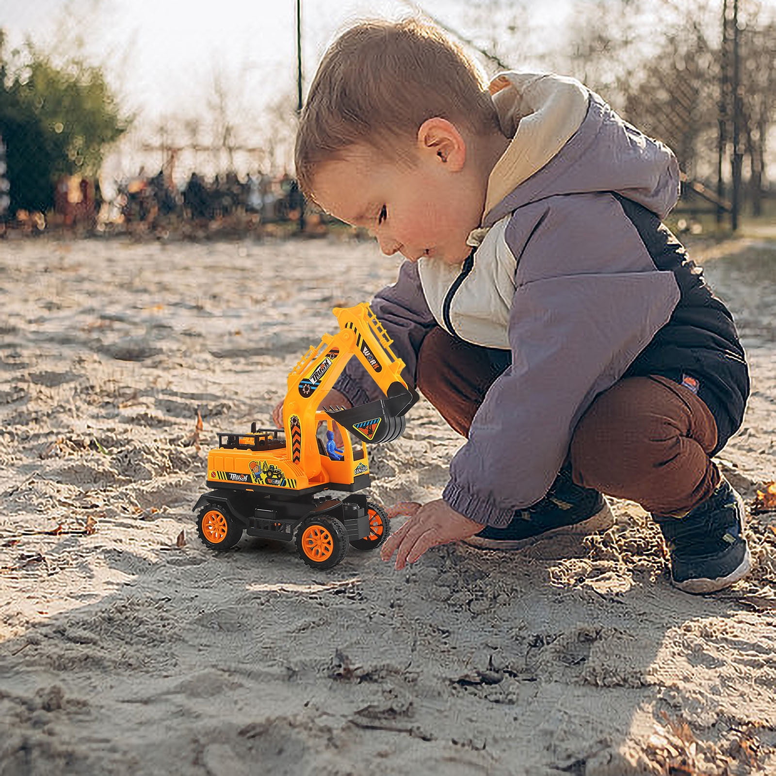 PPgejGEK Stocking Stuffers for Kids Fall Engineering Vehicle Boy ...