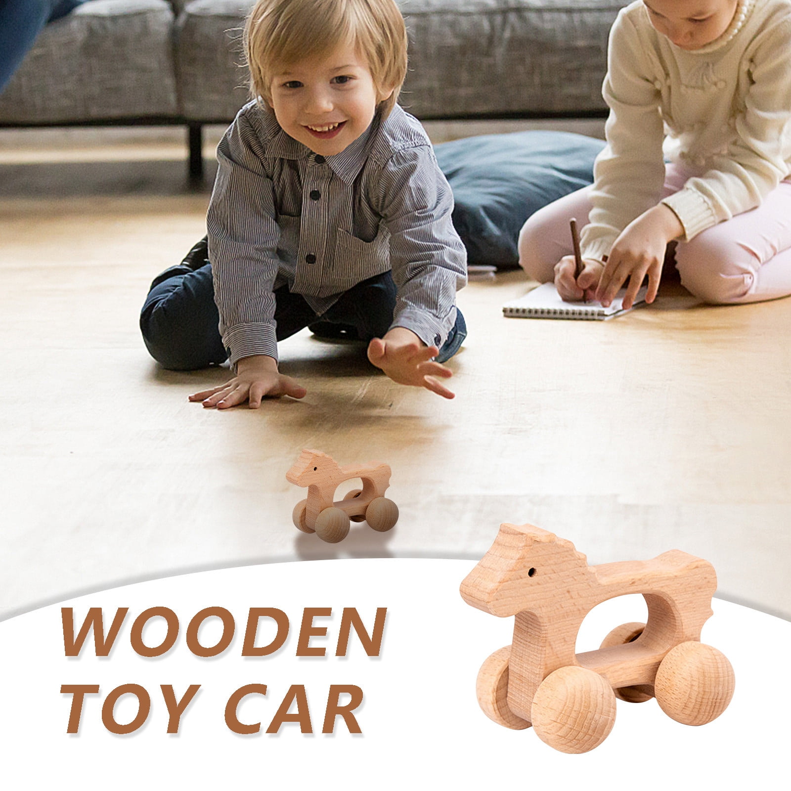 PPgejGEK Stocking Stuffers for Kids Let's Make Wooden Car Toys Wood ...