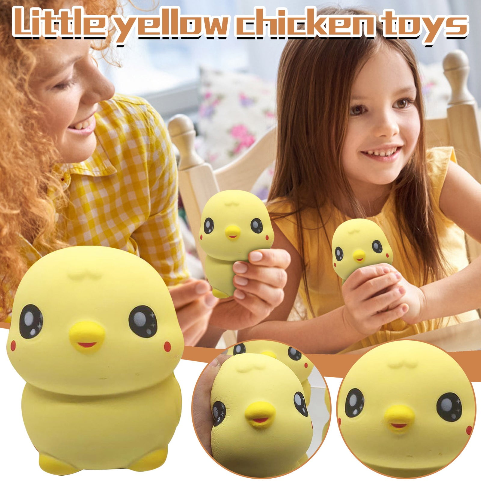 PPgejGEK Stocking Stuffers for Kids Slow Simulation Cute Little Yellow ...