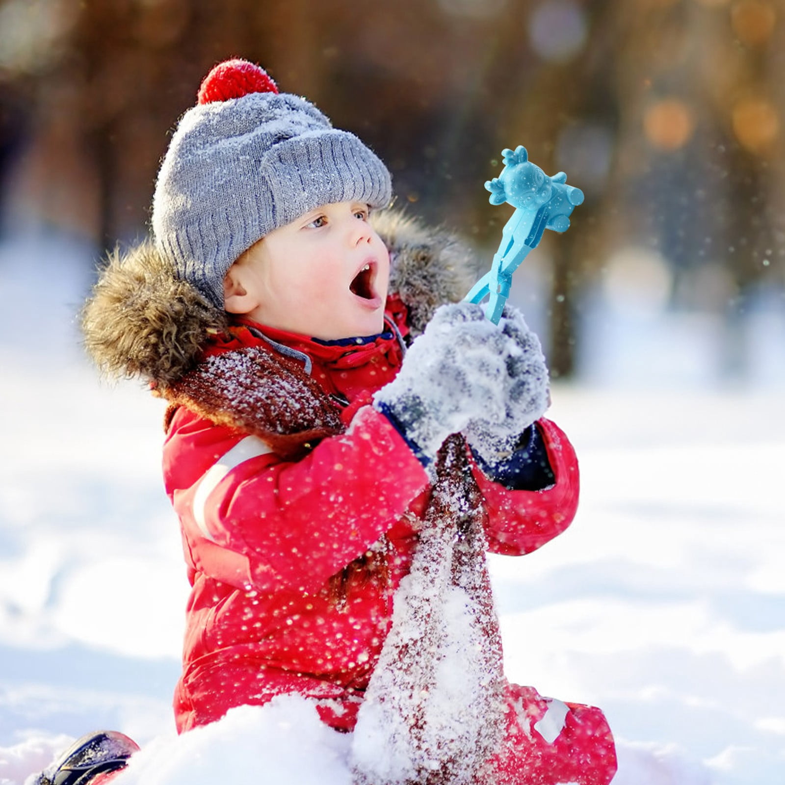 PPgejGEK Stocking Stuffers for Kids Snowball Maker Winter Plastic ...