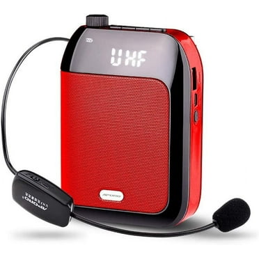 Portable Voice Amplifier Megaphone Mini Audio Speaker With Microphone ...