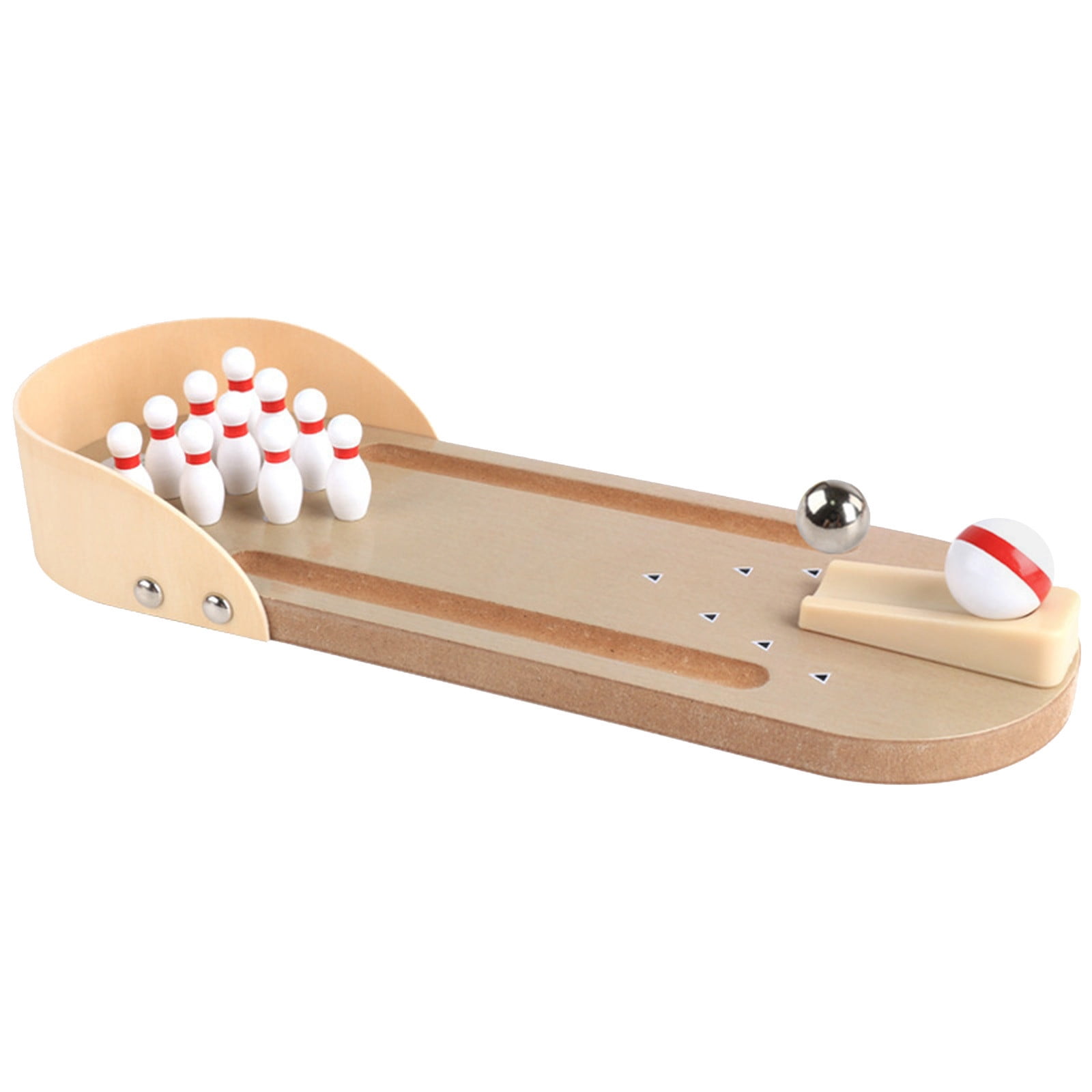 PPgejGEK Stocking Stuffers for Kids Wooden Mini Desktop Bowling ...