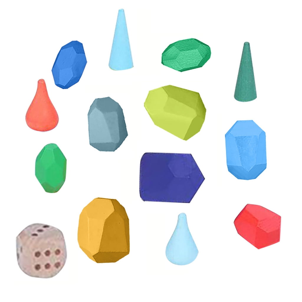 PPgejGEK Stocking Stuffers for Kids Wooden Stone for kids Building ...