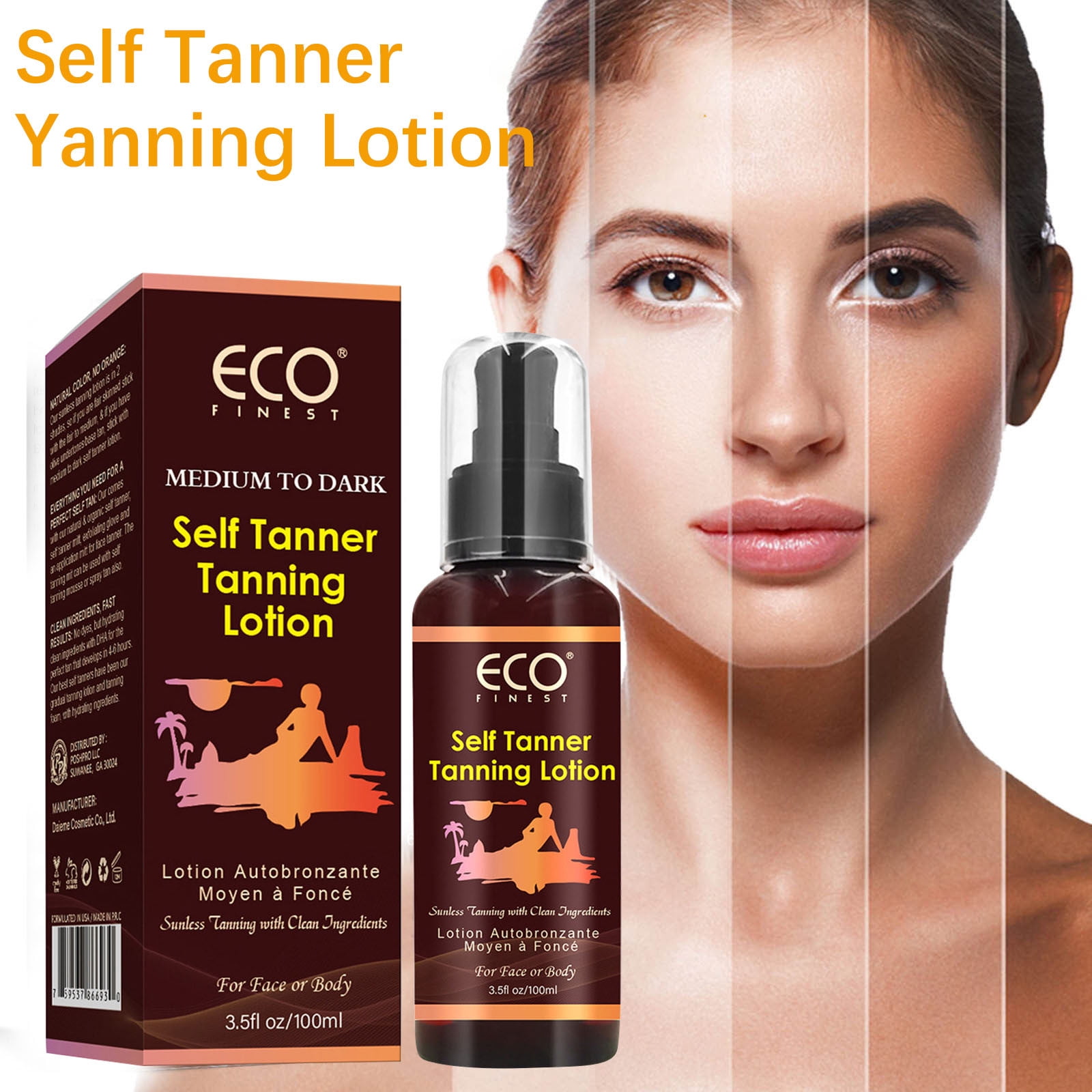 PPgejGEK Tanning Lotion Self Tanner Tanning Body Lotion Wheats Color ...