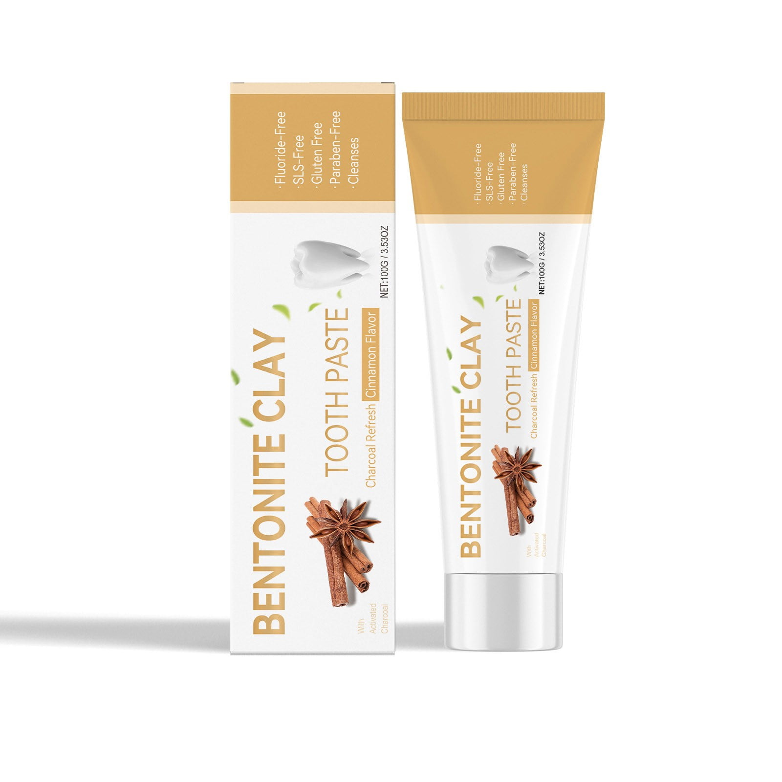 PPgejGEK Volcanic Ash Bentonite Teeth Cleaning Series Toothpaste Tooth ...