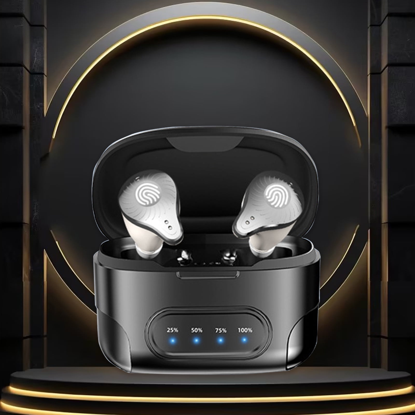 PPgejGEK Wireless Earplugs Bluetooth 5.3 In-ear Bluetooth Headset IPX3 ...