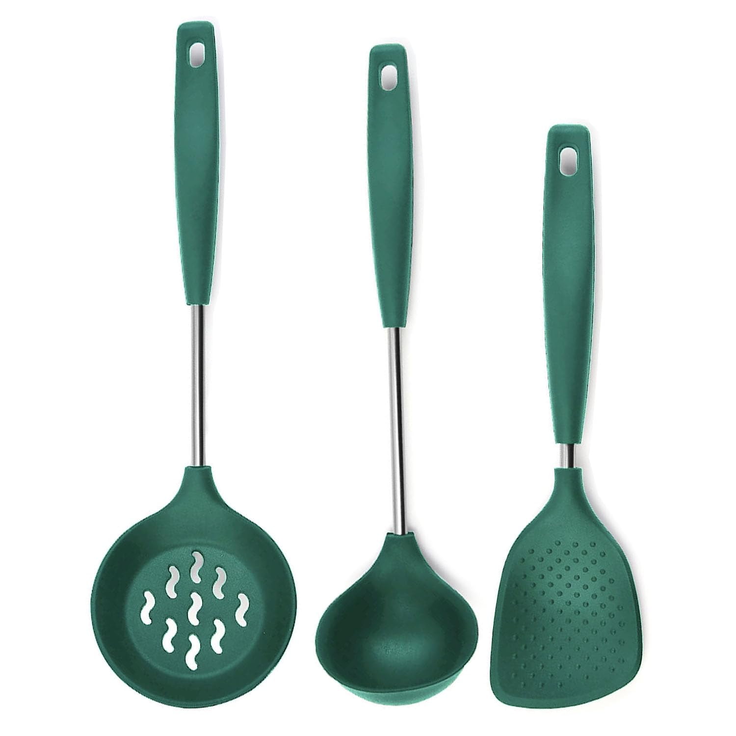 PPlus International Ladle Set for Kitchen Dosa Ladle Steel Noodle ...
