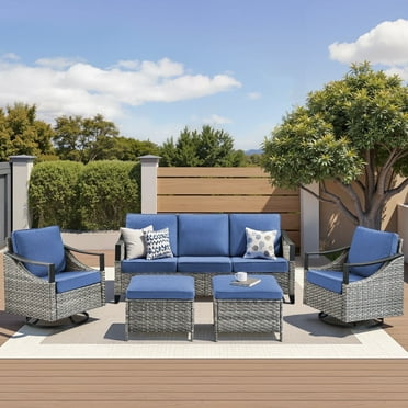 Better Homes and Gardens Astrid 5-Piece Outdoor Conversation Set - Walmart.com