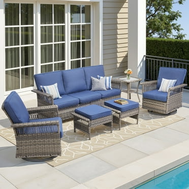 Better Homes and Gardens Astrid 5-Piece Outdoor Conversation Set - Walmart.com