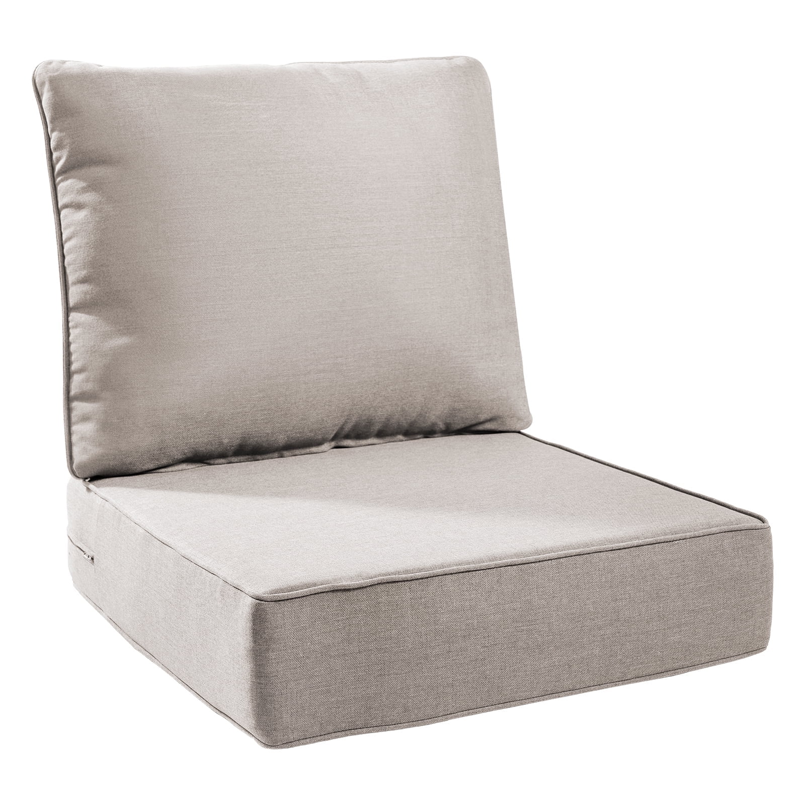 PPorfamilia Outdoor Deep Seat Cushion Set, Pack of 1, 24" x 22" x 6 ...