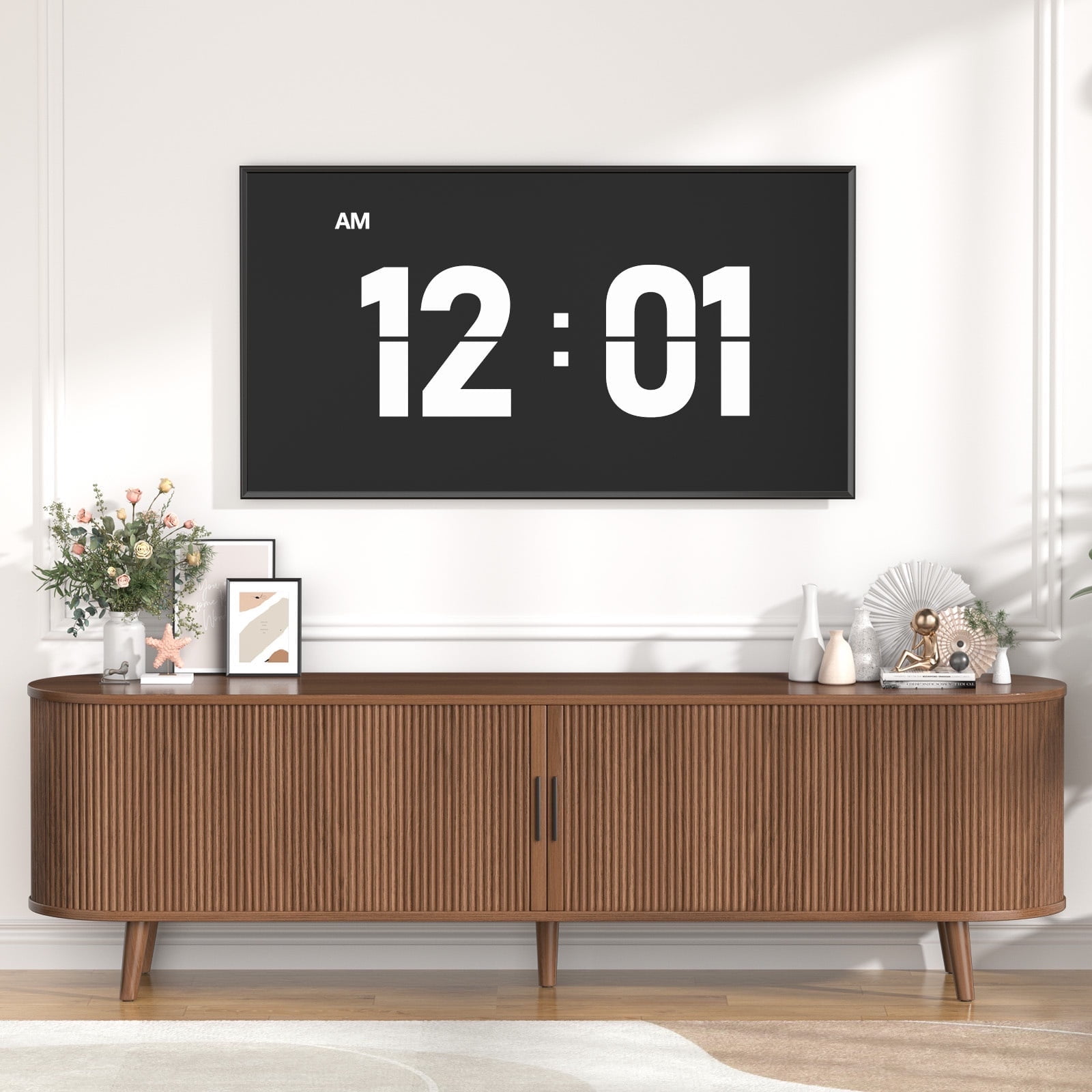 PPorfamilia TV Consoles with Storage for Living Room, 71" TV Stand ...