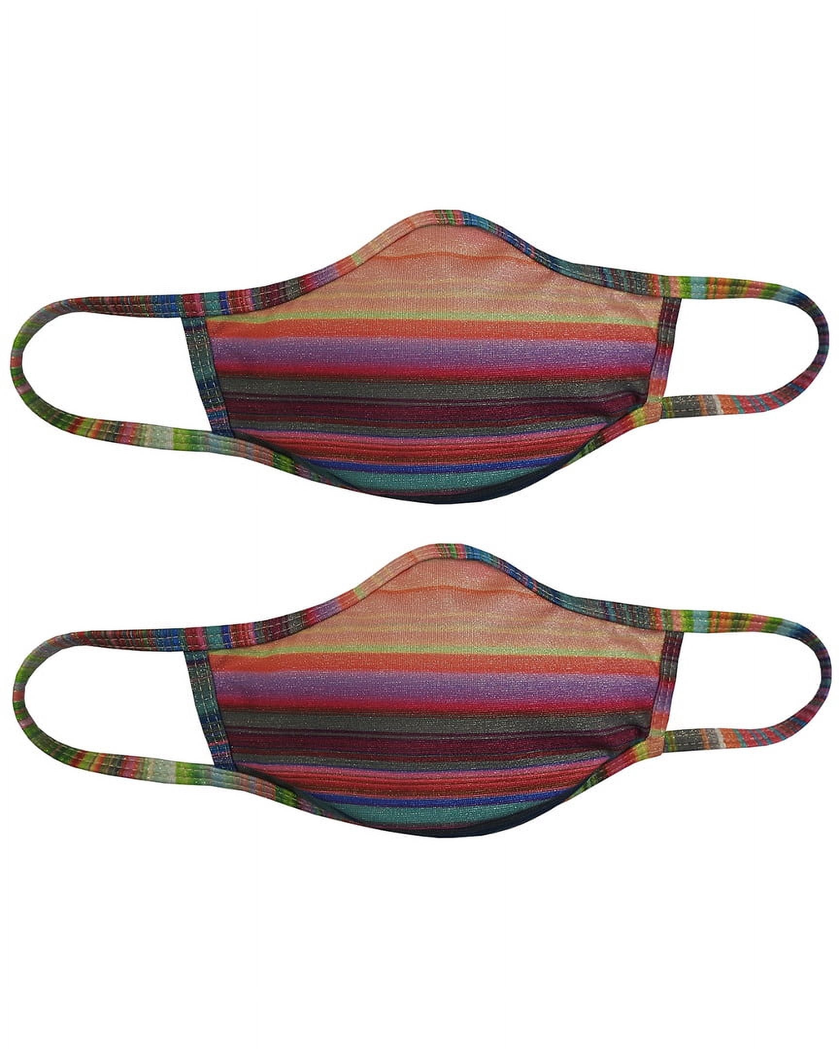 PQ Swim Set of 2 Cloth Face Masks, O/S - Walmart.com