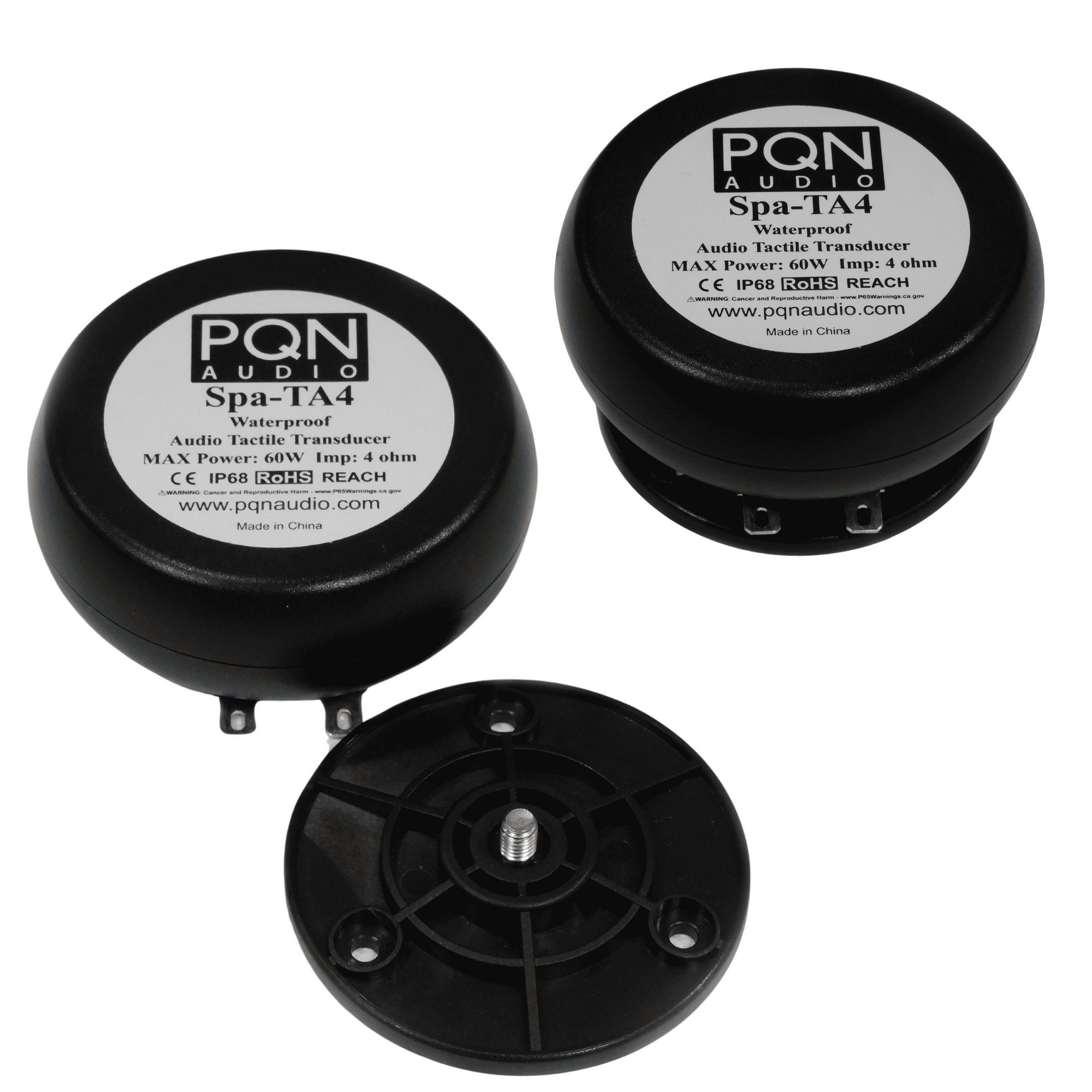 PQN Audio SpaTA 60W Waterproof Audio Transducer - Set of 2 - Walmart.com