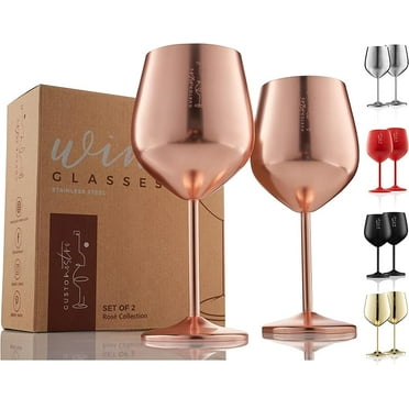 Libbey Signature Greenwich 12-Piece Party Wine Glasses set, Long Stem Wine Glasses for Red and ...