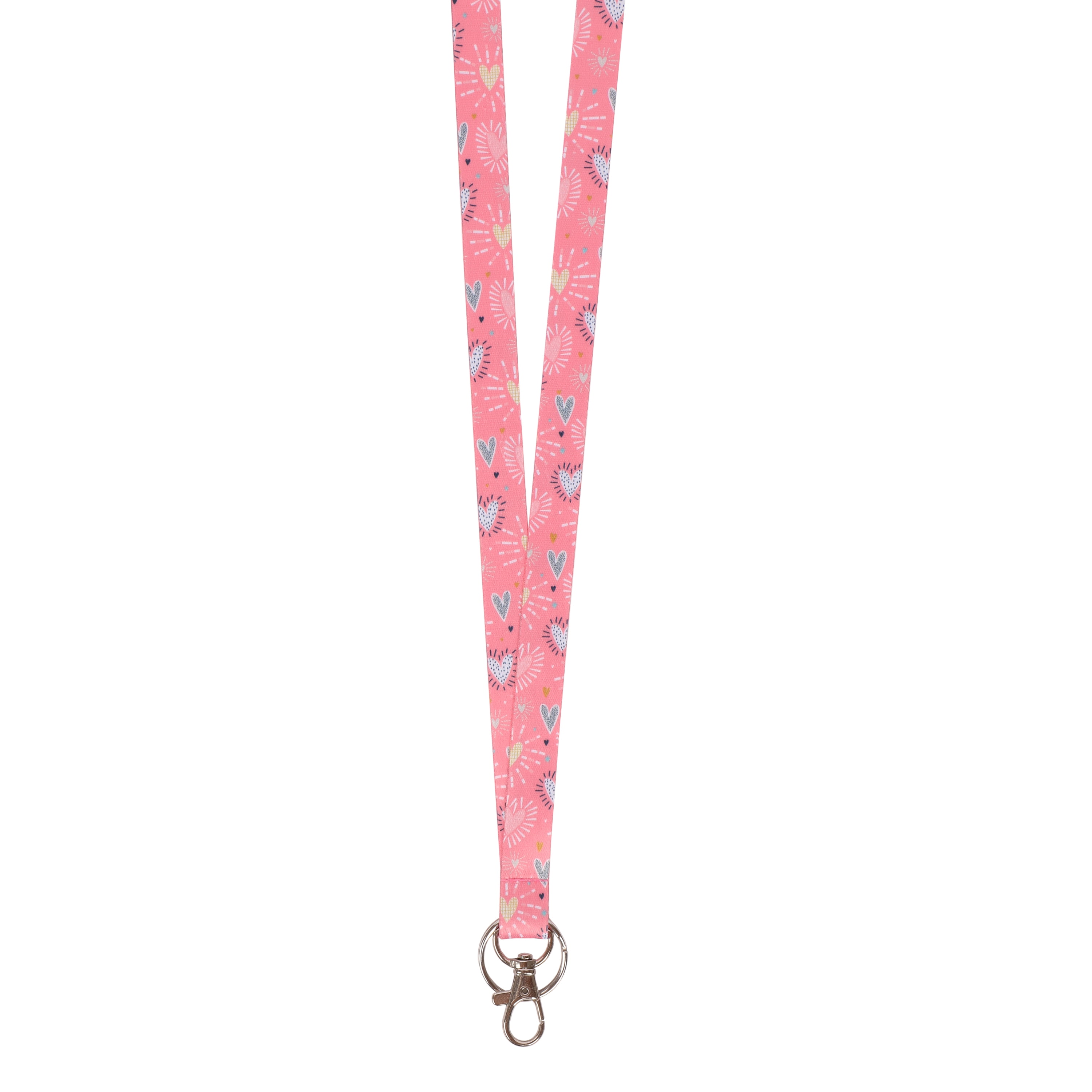 PR ESSENTIALS Brand Women's Adult Radiant Hearts ID Fashion Lanyard ...
