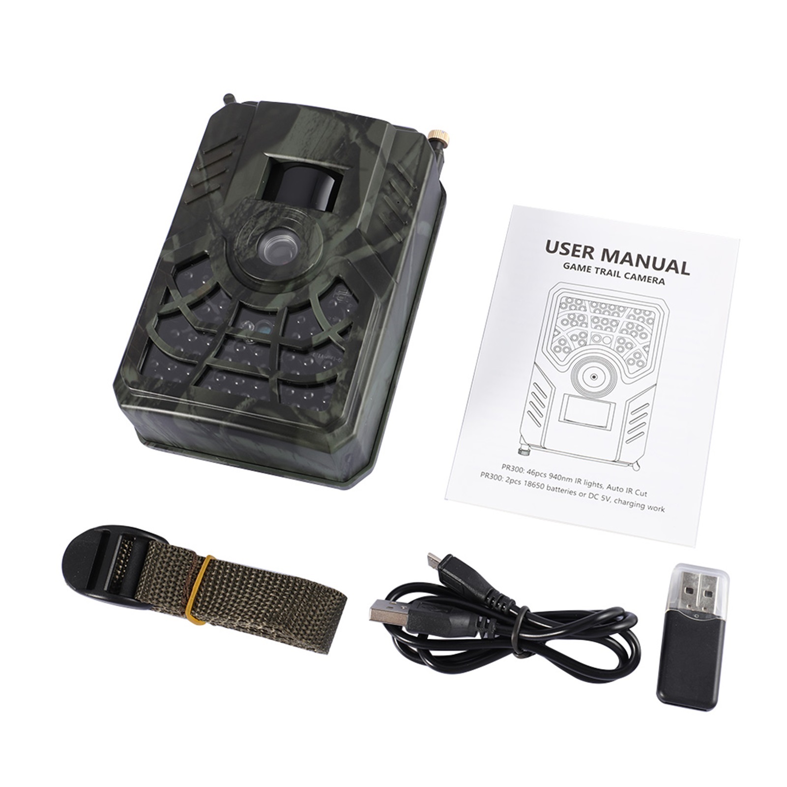 PR300C Night Wildlife Reconnaissance Camera Photo Trap Tracking ...