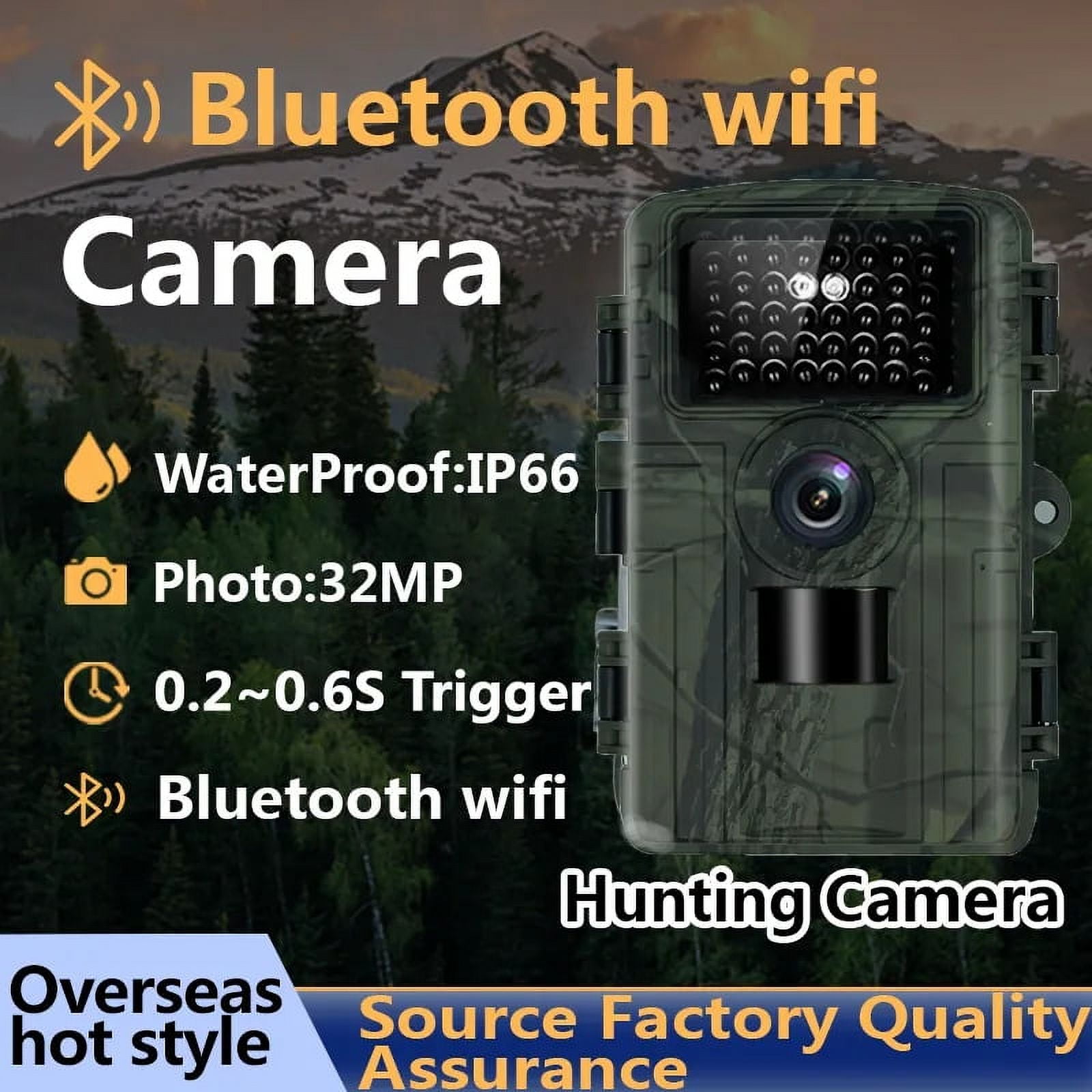 PR5000 WIFI HD Hunting Trail Camera IR Night Vision Outdoor Wildlife ...