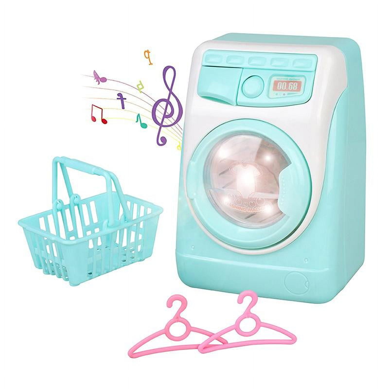 PRAETER Mini Washing Machine Toy, Simulation Dollhouse Furniture ...