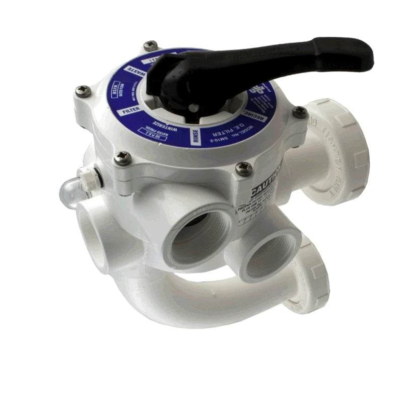 PRAHER PLASTICS 1.5" ABS Pre-Plumbed Side Mount Multiport Valve For ...