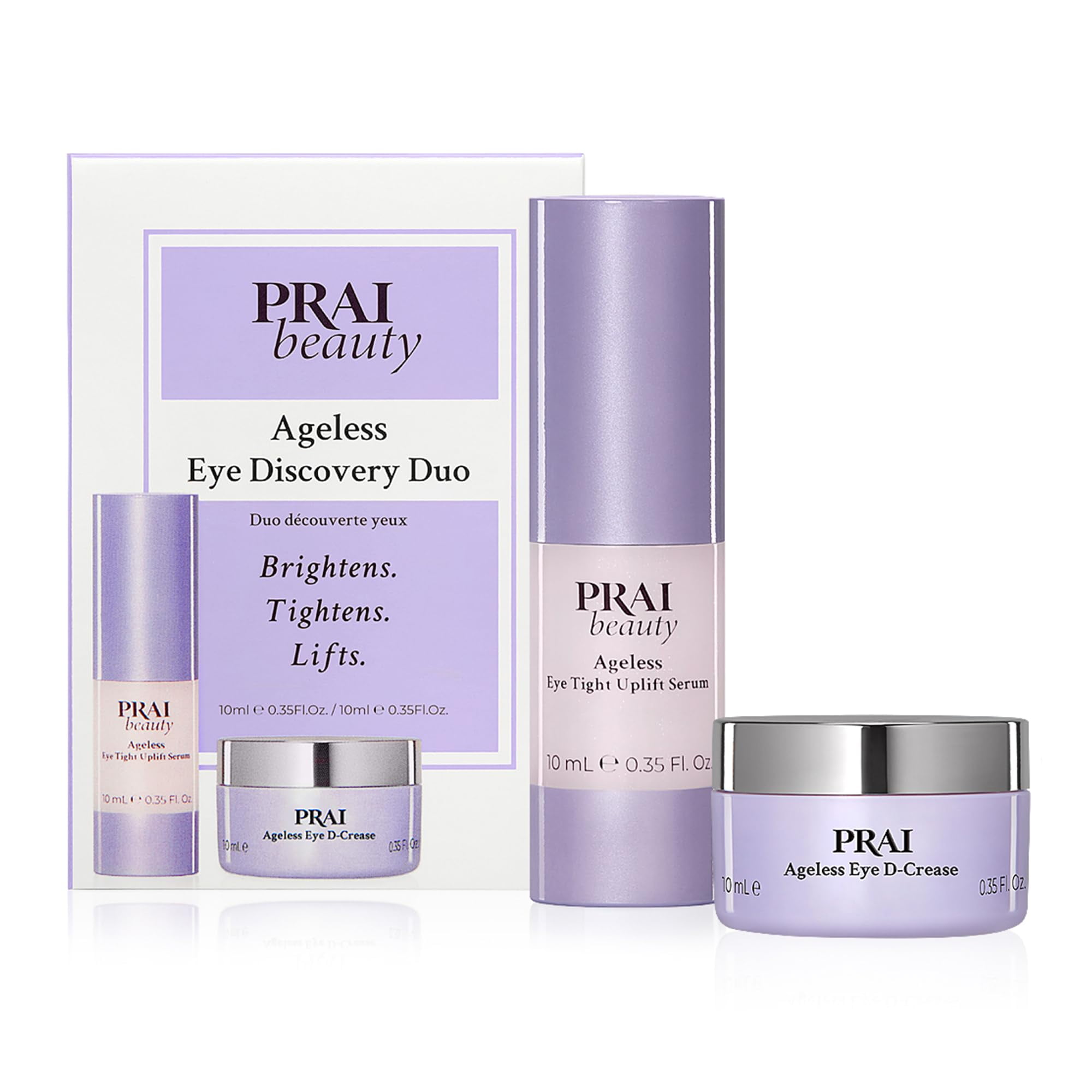 PRAI Beauty Ageless Hydrating AIF4 and Anti-Aging Cream + Serum Kit ...