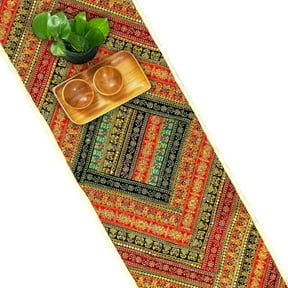 Altoona Design Paper Table Runner 20" x 25' Kilim Stripe Black ...