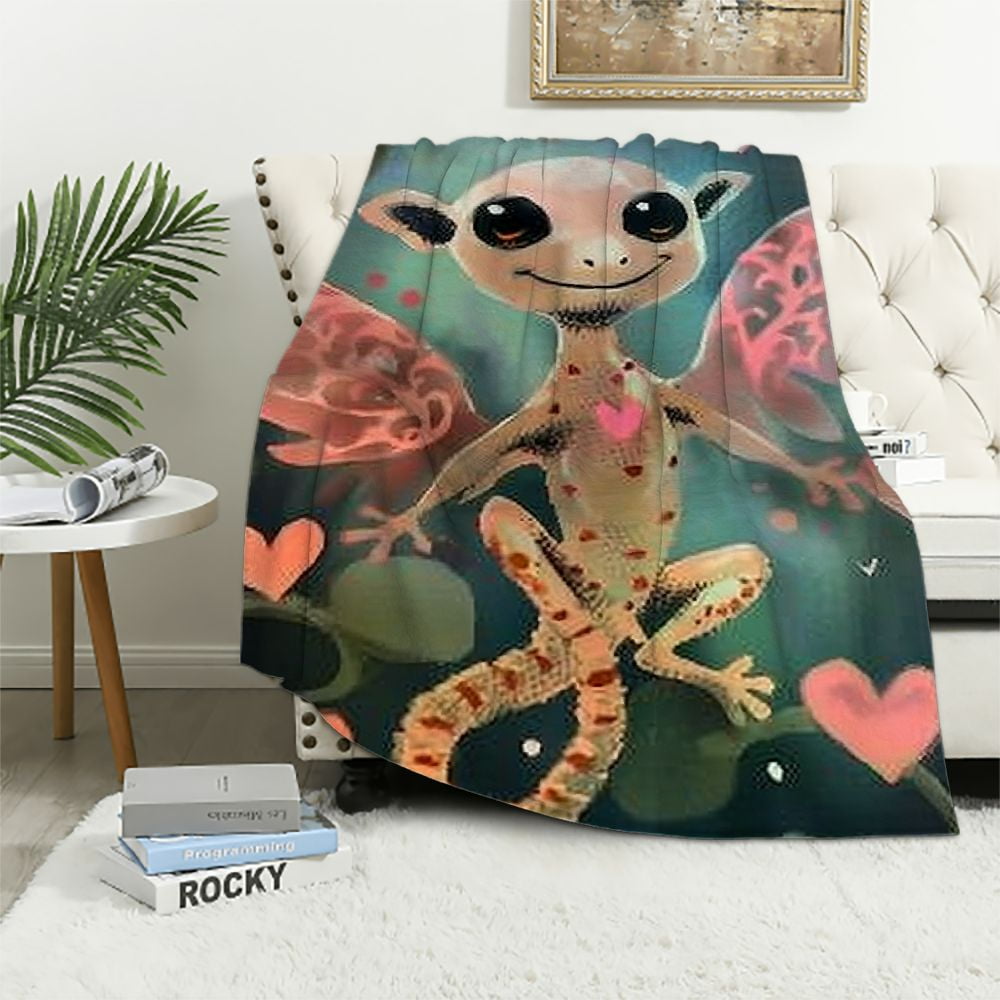 PRATYUS Axolotl Blanket Gift for Girls Women Lightweight Throws-Just A ...