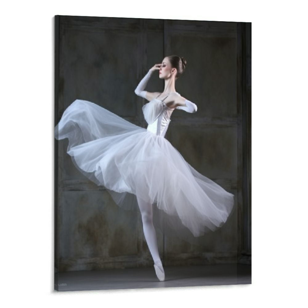 PRATYUS Black & White Ballerina Dancers Wall Art Woman Dancing Decor ...