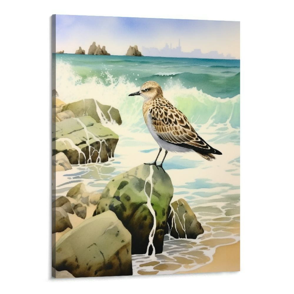 PRATYUS Coastal Wall Art Seaside Bird Canvas Prints Beach Painting ... PRATYUS Coastal Wall Art Seaside Bird Canvas Prints Beach Painting ...