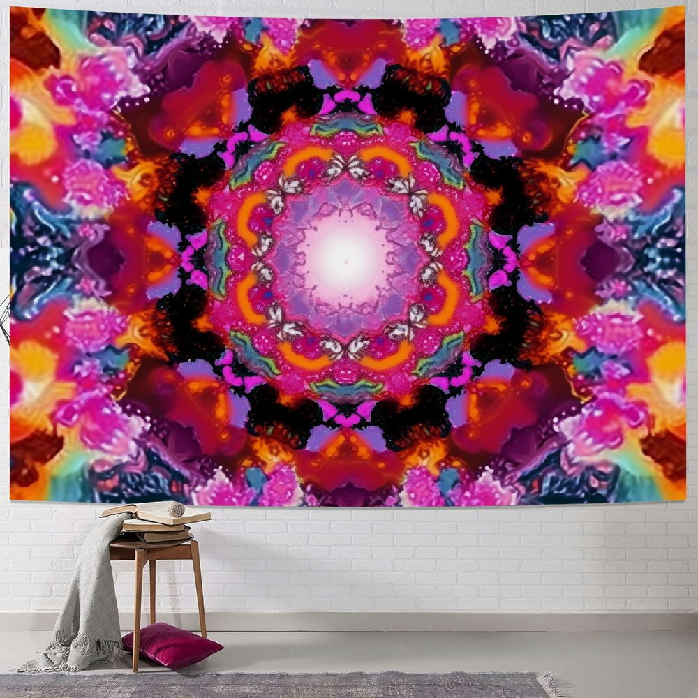 PRATYUS Galaxy Mandala Tapestry Starry Night Sky Universe Tapestry Wall ...
